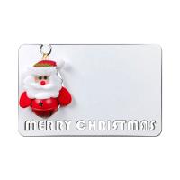 China Sublimation MDF Christmas Photo Frame With Doll Personalized Christmas Picture Frames for sale
