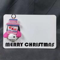 China Sublimation MDF Christmas Photo Frame With Doll Personalized Christmas Picture Frames for sale