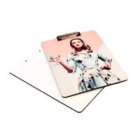 China Double Sided Printing A4 6mm Sublimation Blanks MDF Wooden Clipboard for sale