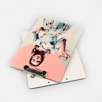 China Double Sided Printing A4 6mm Sublimation Blanks MDF Wooden Clipboard for sale