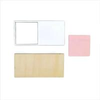 China Custom Printed Notepad Sublimation MDF Sticky Notes Blanks For Office School Business for sale