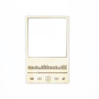 China Vintage MDF Mini Photo Frame Blank Sublimation Wooden Photo Frame For Home Decoration for sale