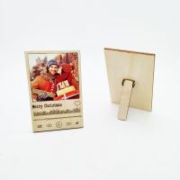 China Vintage MDF Mini Photo Frame Blank Sublimation Wooden Photo Frame For Home Decoration for sale