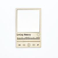 China Vintage MDF Mini Photo Frame Blank Sublimation Wooden Photo Frame For Home Decoration for sale