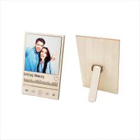 China Vintage MDF Mini Photo Frame Blank Sublimation Wooden Photo Frame For Home Decoration for sale