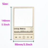 China Vintage MDF Mini Photo Frame Blank Sublimation Wooden Photo Frame For Home Decoration for sale
