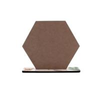 China Customized Mdf Photo Frame Hexagon Shape Sublimation Mdf Photo Frame Blanks for sale