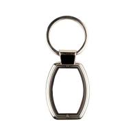 China Sublimation Rotary Keychain Business Gift Custom Logo Double Sided Sublimation Keychain Blanks Metal Keyring Blanks for sale