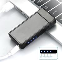 China Sublimation USB Lighter With Aluminum Sheet Custom Rechargeable Lighter for sale