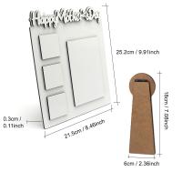 China Printable Eco-Friendly MDF Sublimation Photo Frame With Stand For Mothers Day And Fathers Day Gift for sale