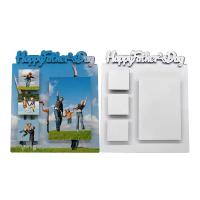 China Printable Eco-Friendly MDF Sublimation Photo Frame With Stand For Mothers Day And Fathers Day Gift for sale