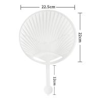 China Promotional Sublimation Plastic Advertising Fan Personalized Hand Fans With Photo for sale