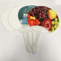 China Promotional Sublimation Plastic Advertising Fan Personalized Hand Fans With Photo for sale