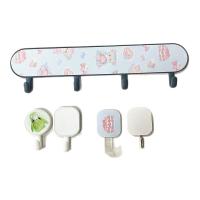 China No-Drill No-Trace Adhesive Hook For Thermal Sublimation DIY Strong Hooks For Kitchen Bathroom And Behind Doors for sale