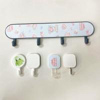 China No-Drill No-Trace Adhesive Hook For Thermal Sublimation DIY Strong Hooks For Kitchen Bathroom And Behind Doors for sale