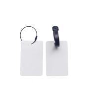 China Double Sided Sublimation PET Luggage Tag Custom Plastic Luggage Tag for sale