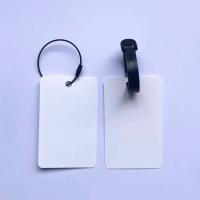 China Double Sided Sublimation PET Luggage Tag Custom Plastic Luggage Tag for sale