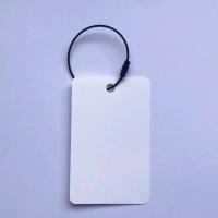 China Double Sided Sublimation PET Luggage Tag Custom Plastic Luggage Tag for sale