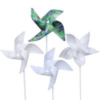 China Four Corner Paper And PET Film Sublimation Pinwheel Children'S Pinwheel Toy for sale
