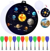 China 10 inch 25cm Blank Double Sided Sublimation Magnetic Dart Board Indoor Outdoor Games For Family And Friends All Ages for sale