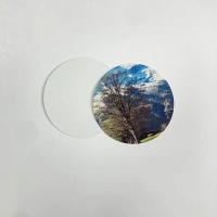 China Custom Round Sublimation Paper Coaster 10cm for sale