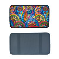 China Sublimation Car Armrest Pad Blanks Custom Printing Neoprene Console Armrest Pad Cover for sale