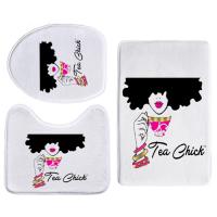 China Personalized Sublimation Bathroom Mat Set Blanks for sale