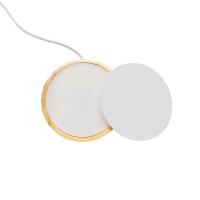 China Warm White LED Base Sublimation PET Blanks LED Night Light For Heat Press for sale