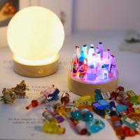 China Warm White LED Base Sublimation PET Blanks LED Night Light For Heat Press for sale