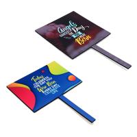 China Personalized 3mm MDF Sublimation Cake Topper Blanks Double Sided Printing for sale