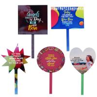 China Personalized 3mm MDF Sublimation Cake Topper Blanks Double Sided Printing for sale