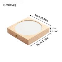 China Tempered Glass Rechargeable Batteries RGB LED Base Blank Sublimation LED Night Light for sale