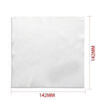 China Custom Logo Sublimation Microfiber Blank Lens Cloth Sublimation Glasses Cleaning Cloth for sale