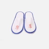 China Customizable Disposable Slippers For Sublimation Hotel Supplies Plush Slippers For Airline Travel Guesthouses And Indoor Rooms for sale
