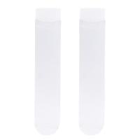 China Dye Sublimated Socks Mid-Calf White Polyester Socks For Sublimation for sale