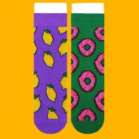 China Dye Sublimated Socks Mid-Calf White Polyester Socks For Sublimation for sale