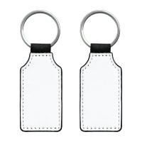 China Personalized Sublimation Blank Leather Keychain Pendant for sale