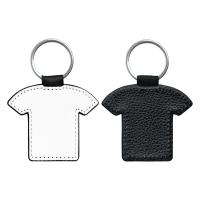 China Personalized Sublimation Blank Leather Keychain Pendant for sale