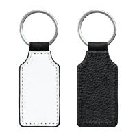China Personalized Sublimation Blank Leather Keychain Pendant for sale