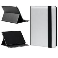 China Universal Multi Angle Support Blank Leather Sublimation Tablet Case From 7'' To 11'' for sale