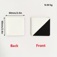 China Personalized Leather Bookmarks Double Sided Sublimation Bookmark Blanks for sale