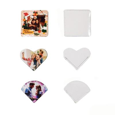 China Personalized Leather Bookmarks Double Sided Sublimation Bookmark Blanks for sale