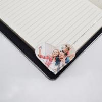 China Personalized Leather Bookmarks Double Sided Sublimation Bookmark Blanks for sale