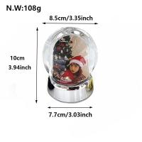 China Personalized Sublimation Snow Globes Liquid Photo Frame Blank For DIY Printing for sale