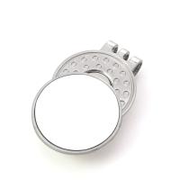 China Sublimation Blank Golf Hat Clip Magnetic Ball Marker Personalized Golf Gifts for sale