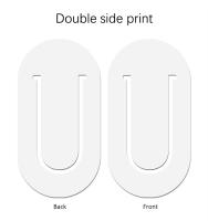 China Double-Sided Blank Sublimation PET Bookmark Custom Plastic Bookmarks for sale