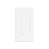 China Double-Sided Blank Sublimation PET Bookmark Custom Plastic Bookmarks for sale