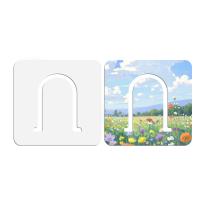 China Double-Sided Blank Sublimation PET Bookmark Custom Plastic Bookmarks for sale