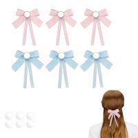 China Blank Sublimation Bow Hair Clip Promotional Hair Accessory for sale