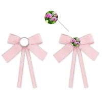 China Blank Sublimation Bow Hair Clip Promotional Hair Accessory for sale